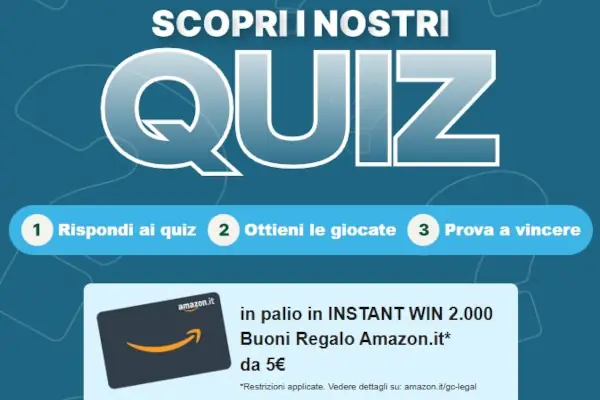 Concorso Galbani Quiz 2026: in palio 2000 buoni regalo Amazon da 5 ...